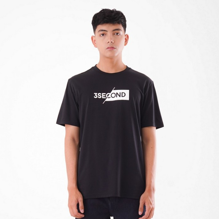 Jual 3Second Kaos Pria Lengan Pendek Katun Ultra Absorb Menyerap T Shirt Short Sleeve Baju ...