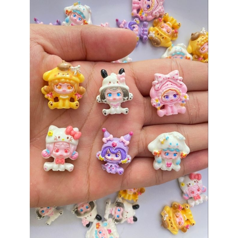 Jual RESIN CLAY LUCU | CLAY SANRIO KARAKTER LUBANG TEMBUS | 10PCS ...