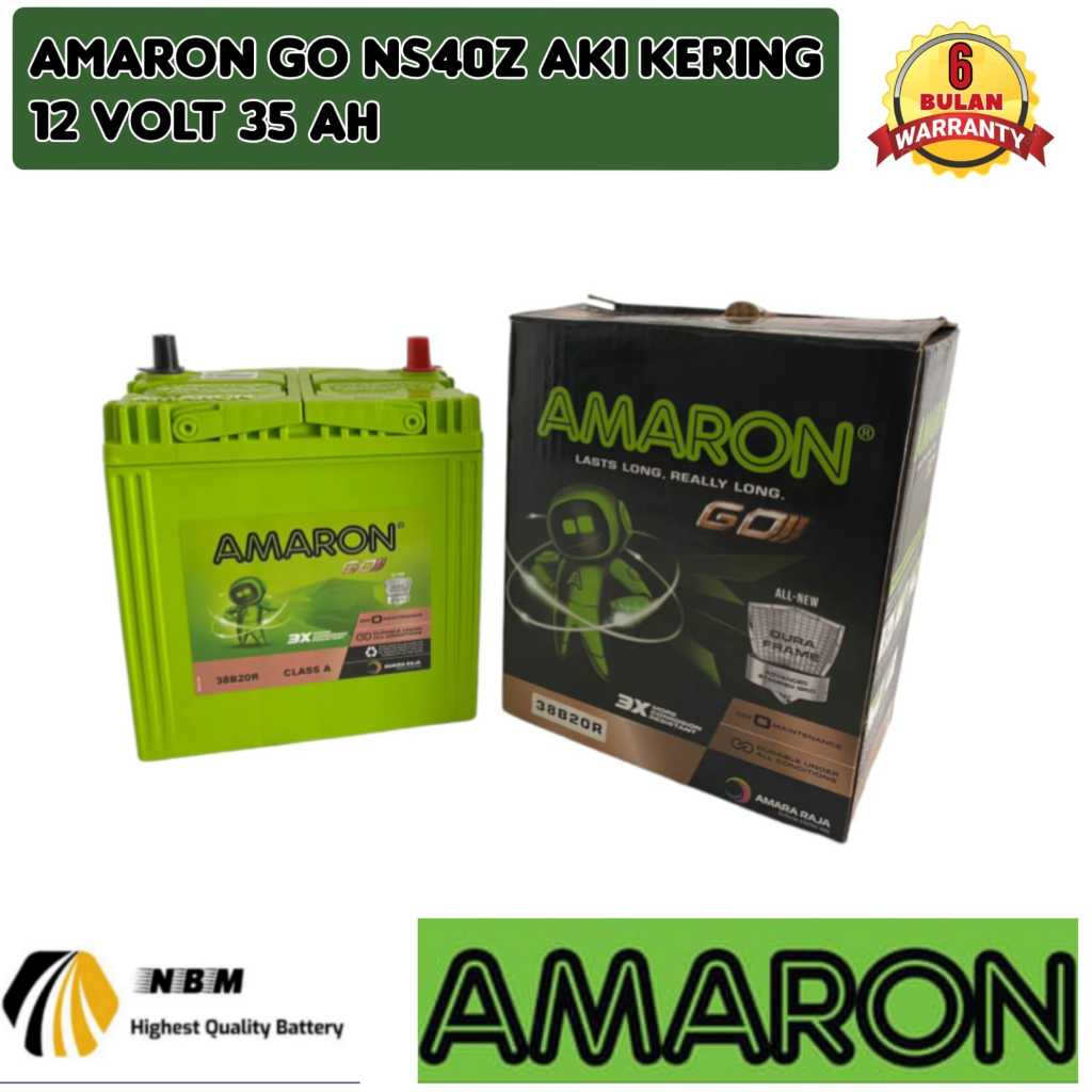 Jual Aki mobil Avanza/Xenia/Rush/Feroza/Taruna/Zebra Amaron GO NS40Z MF ...