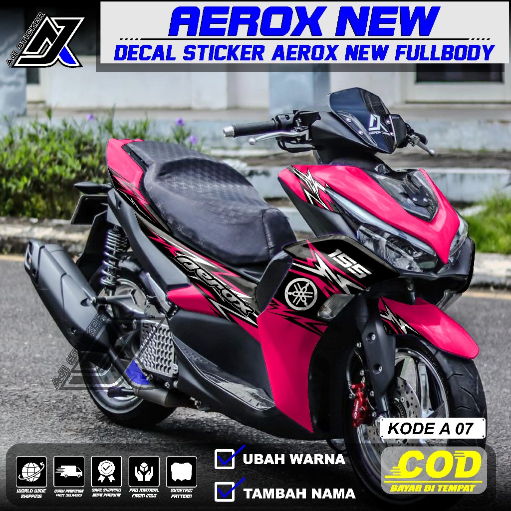 Jual Decal AEROX NEW 155 Full Body - Sticker Aerox Connected Full Body ...