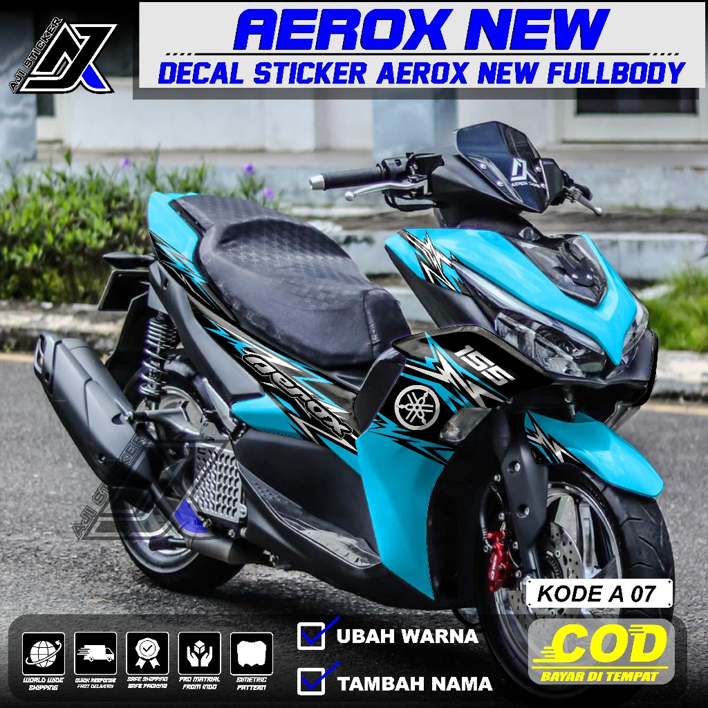 Jual Decal AEROX NEW 155 Full Body - Sticker Aerox Connected Full Body ...