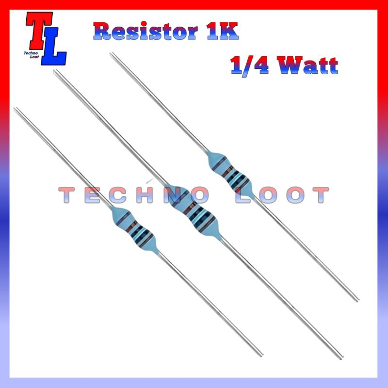 Jual Resistor 1K 1/4 Watt | Shopee Indonesia