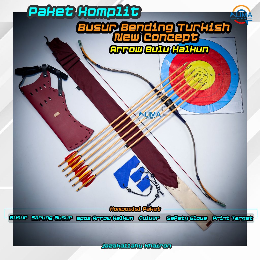 Jual Busur Fiber Bending Dewasa New Konsep Tipe Turkish 25Lbs-50Lbs ...
