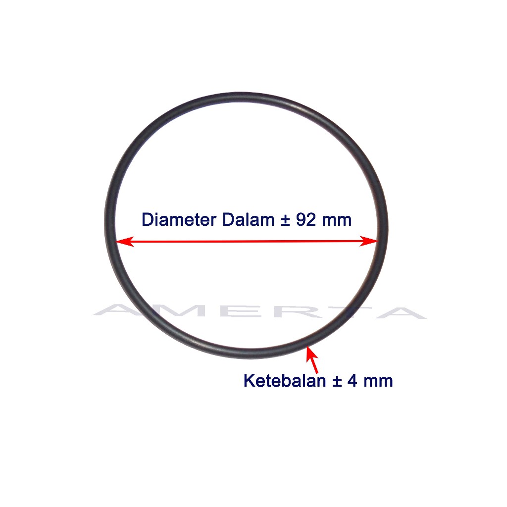 Jual Karet Seal O-Ring ukuran 92 mm untuk Housing Filter Air | Shopee ...