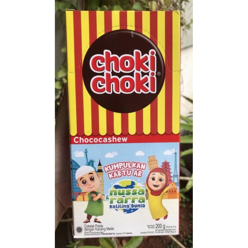Jual CHOKI-CHOKI CHOCOCASHEW 1 BOX | Shopee Indonesia