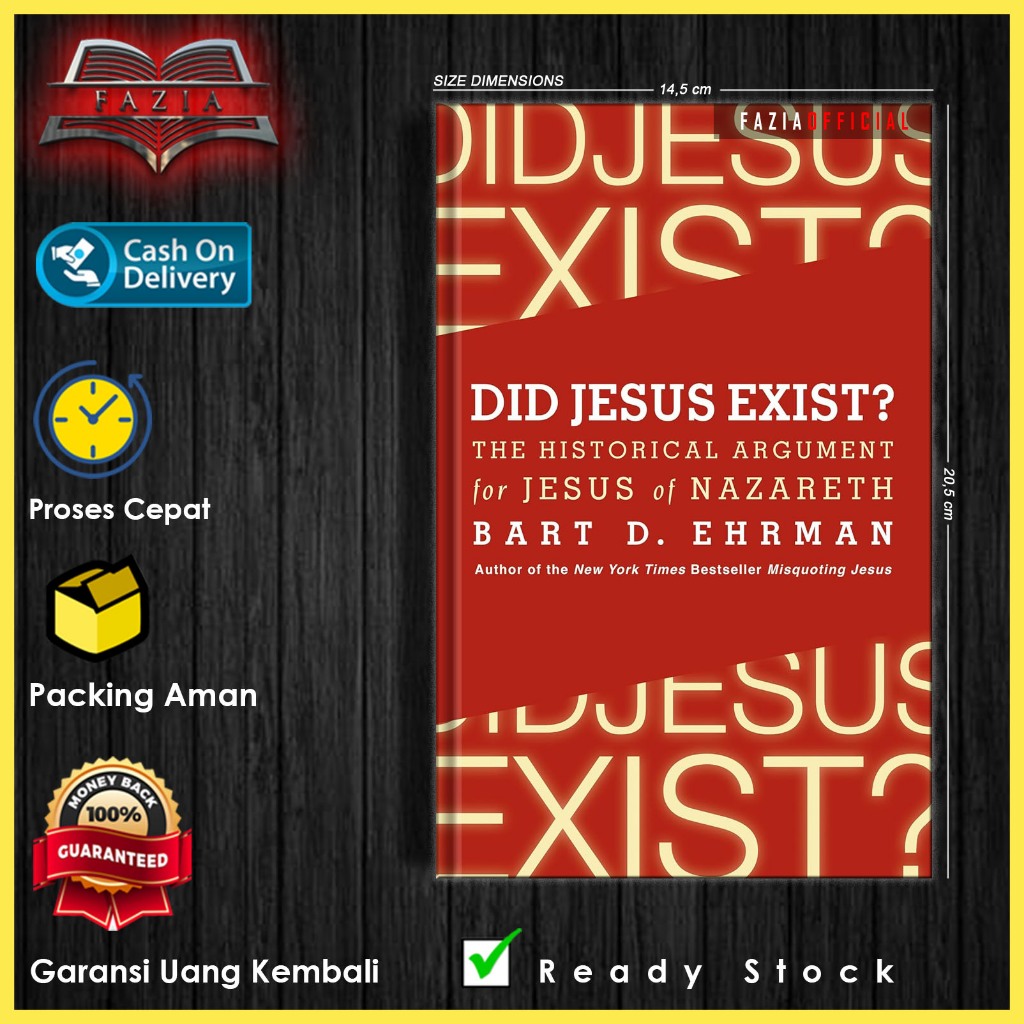 Jual Did Jesus Exist by Bart D. Ehrman (English/Indonesia) | Shopee ...