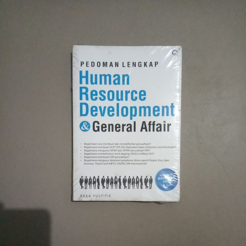 Jual Buku pedoman lengkap human resource development dan general affair ...