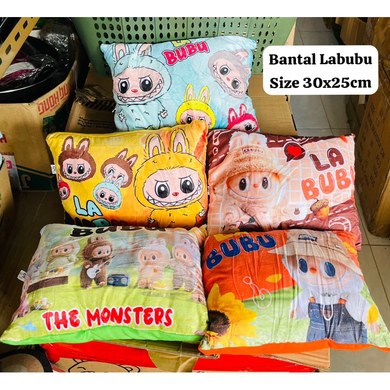 Jual BANTAL LABUBU/BANTAL BONEKA LABUBU/BANTAL LABUBU PRINTING | Shopee ...