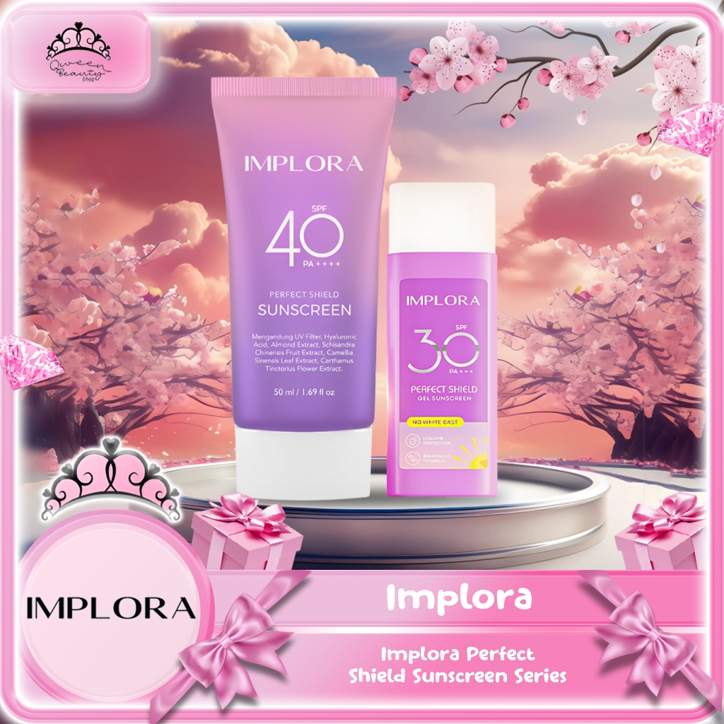 Jual Implora Perfect Shield Sunscreen SPF 40 PA++++ 50ml | Implora Sunscreen SPF 30 PA+++ 50ml ...