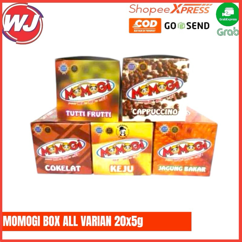 Jual MOMOGI BOX ALL VARIAN 20 BKS X 5g | Shopee Indonesia