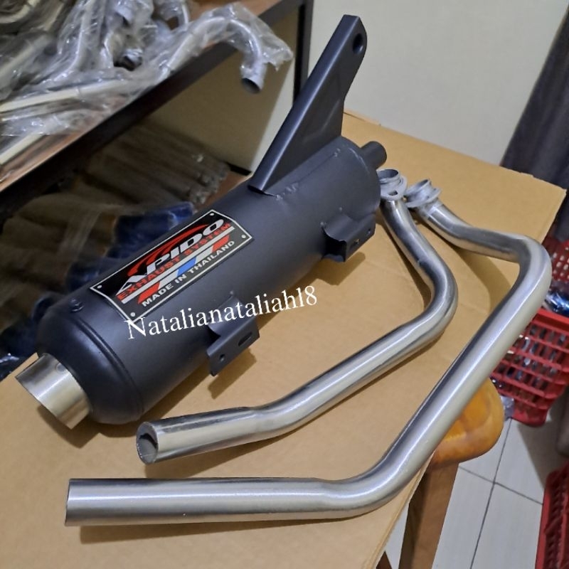 Jual power pipe Apido chicken pipe/ muffler pipe mio sporty mio soulty ...