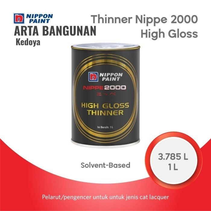 Jual NIPPON PAINT Nippe 2000 High Gloss Thinner - 1 Gallon | Shopee Indonesia