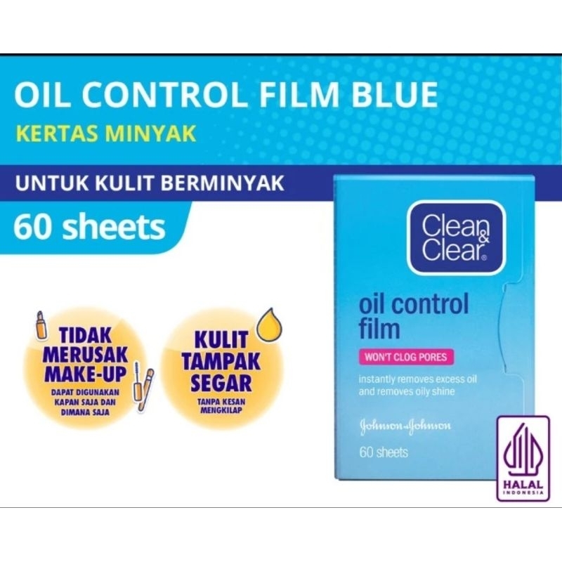 Jual Clean & Clear Oil Control Film Face Paper - Kertas Minyak Wajah ...