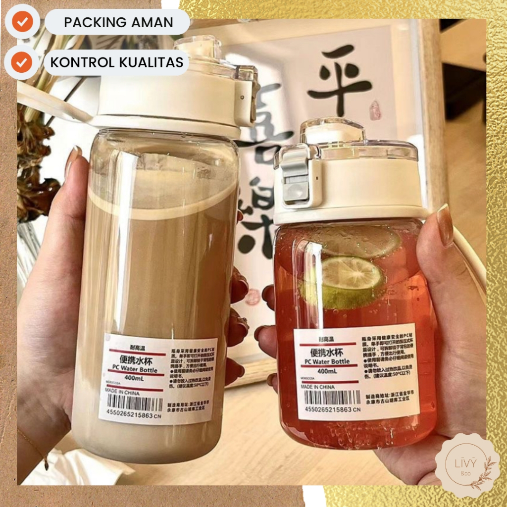 Jual BOTOL MINUM AESTHETIC ESTETIK KOREA TUMBLER MINUM TEMPAT MINUM ...