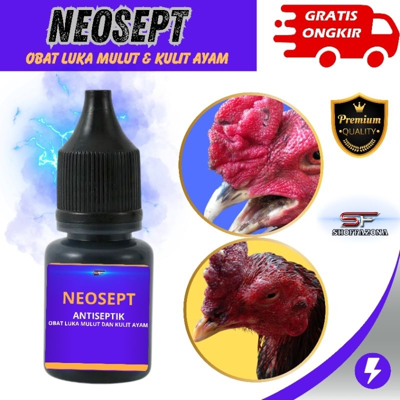 Jual NEOSEPT OBAT GOHAM AYAM LUKA MULUT DAN KULIT SEMBUH CEPAT AMAN ...
