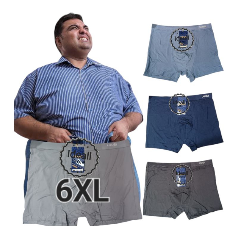 Jual 3pcs Boxer Super jumbo / Boxer dewasa jumbo / Celana dalam boxer ...