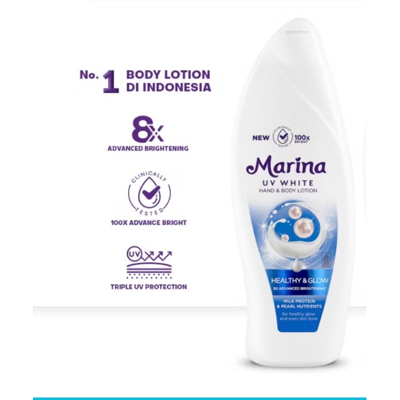 Jual Marina Body Lotion Healthy & Glow 185ML | Shopee Indonesia