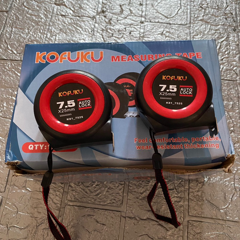 Jual Meteran KOFUKU 7,5 M Meteran bangunan Measuring Tape | Shopee ...