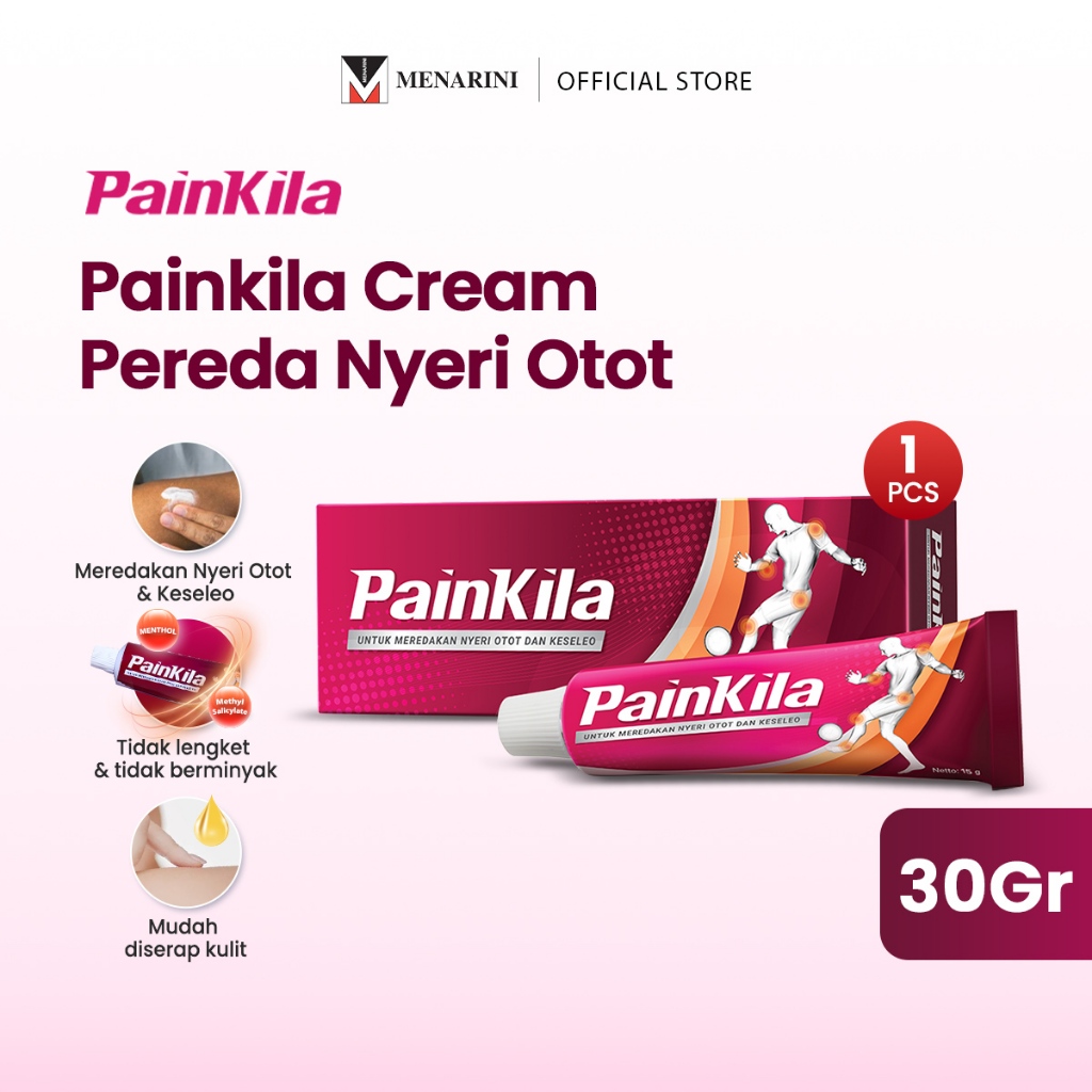 Jual Painkila Cream 30gr - Krim Pereda Nyeri Otot dan Terkilir | Shopee ...
