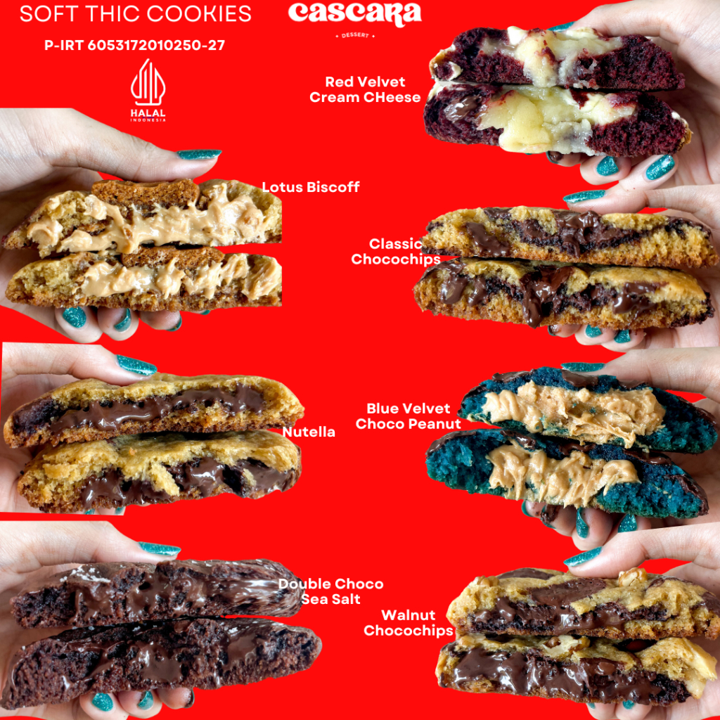 Jual Cascara Cookies - Soft Baked Cookies Thin and Chewy Kenyel Thick ...