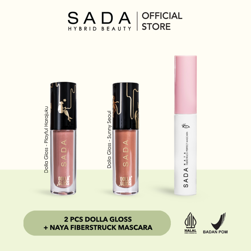 Jual [Exclusive Combo] SADA Dolla Gloss (P. Harajuku + Sunny Seoul ...