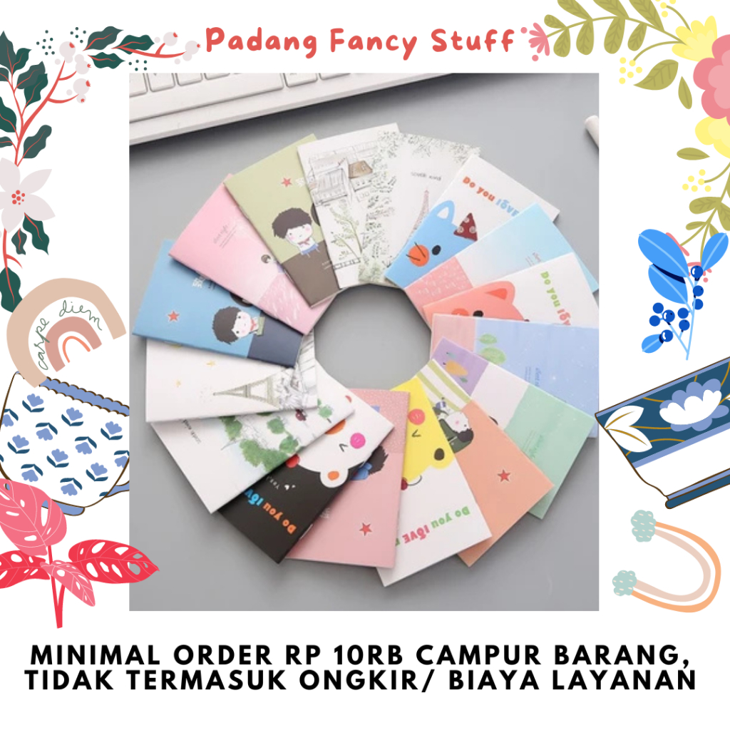 Jual PFS - 026 NOTEBOOK MINI / BUKU SAKU LUCU BUKU TULIS KECIL FLAMINGO SAKURA IMPORT PADANG ...