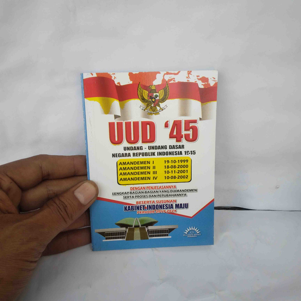 Jual Buku UUD 45 Ukuran Kecil / Saku Lengkap Dengan Amandemen ke 1 ...