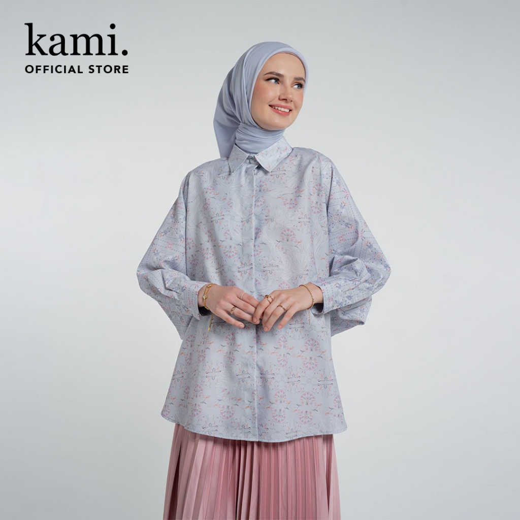 Jual Kami Cora Oversized Top Atasan Lengan Panjang Wanita | Shopee Indonesia