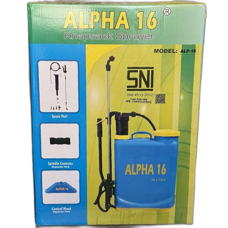 Jual KNAPSACK SPRAYER ALPHA 16 LITER / TANGKI SEMPROT MANUAL PERTANIAN ...