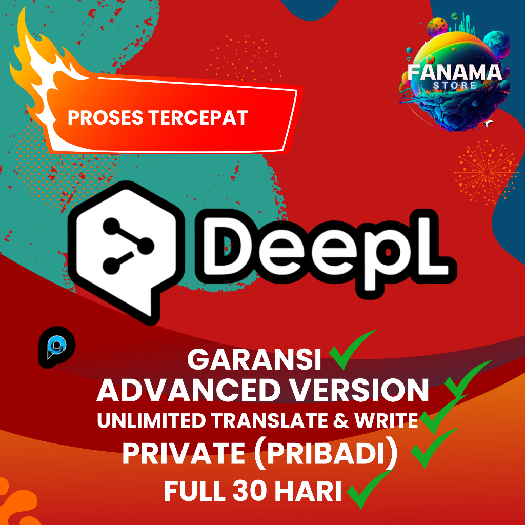 Jual [ PRIVATE] DeepL Pro (ADVANCED) Account 1 Bulan | Shopee Indonesia