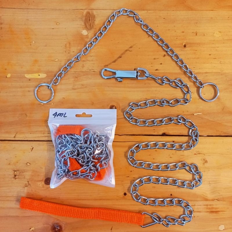 Jual Rantai+kalung 1paket anjing kucing monyet 2,5mm & 4mm | Shopee ...