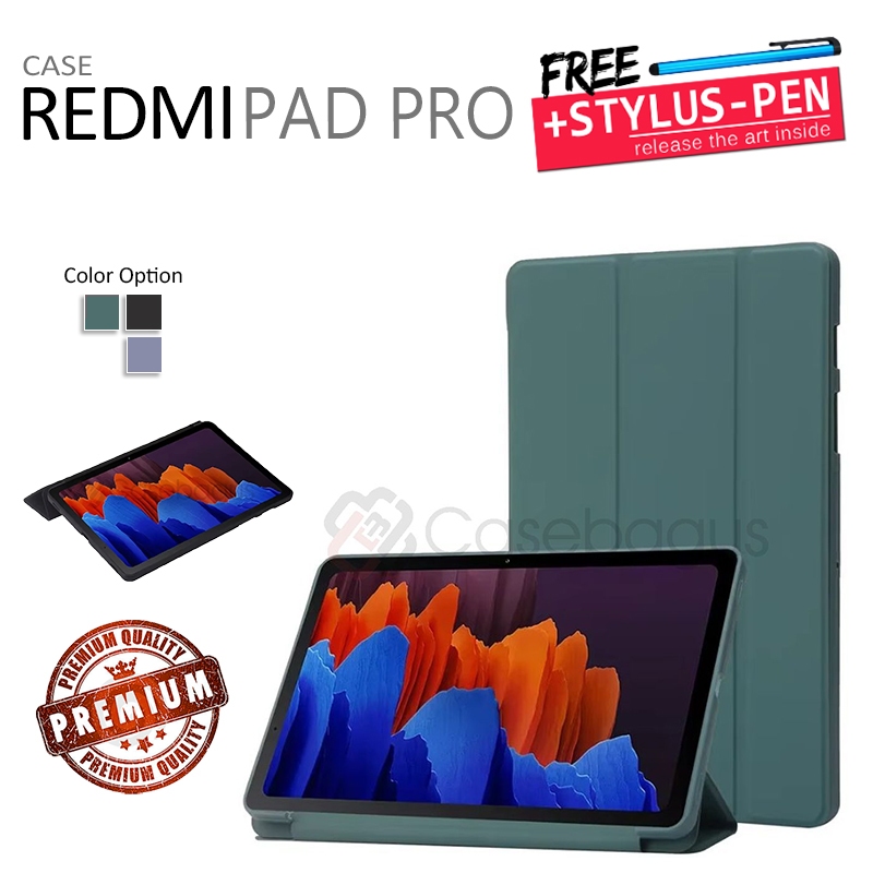 Jual Redmi Pad Pro 12.1 Inch Xiaomi - Ultra Slim Leather Flip Case ...