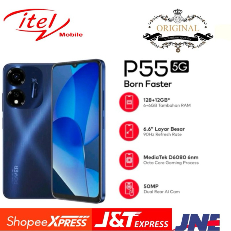 Jual ITEL P55 5G GARANSI RESMI | Shopee Indonesia