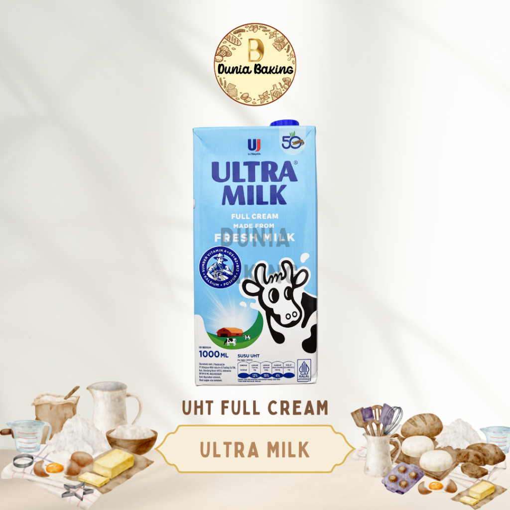 Jual UHT full cream Ultramilk | Susu full cream ultramilk 1ltr | Shopee Indonesia