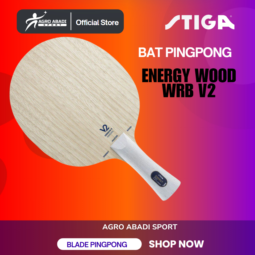 Jual STIGA Energy Wood WRB - Kayu Blade Pingpong Standar ITTF JTTAA ...