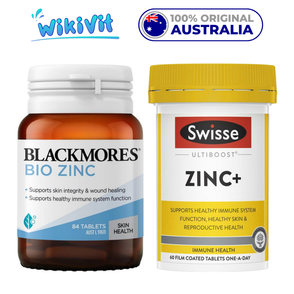 Jual BLACKMORES Bio Zinc 84 Tablets / SWISSE Ultiboost Zinc+ 60 Tablet ...