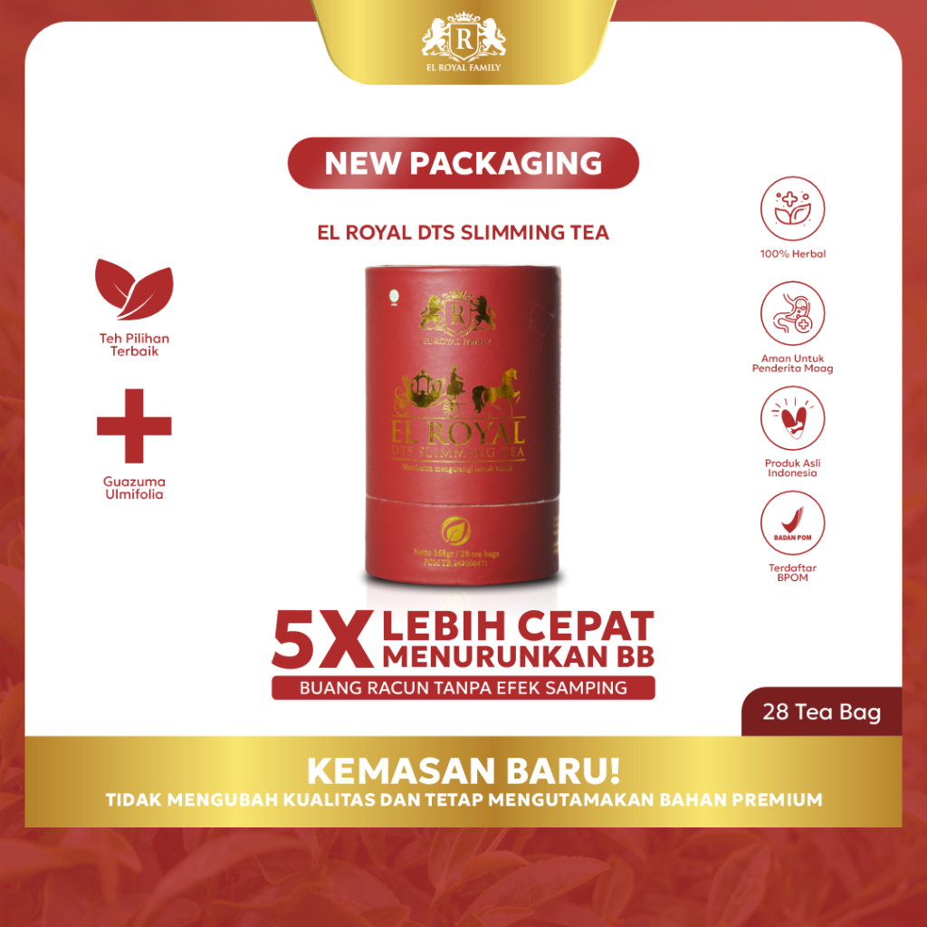 Jual El Royal Detox Slimming Tea | Teh Pelangsing | Teh Diet | Teh ...
