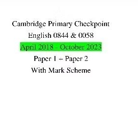 Jual Cambridge Primary Checkpoint English | Shopee Indonesia