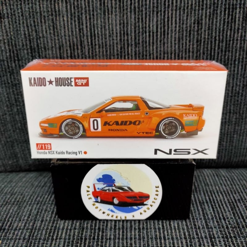 Jual MINI GT KAIDO HOUSE HONDA NSX KAIDO RACING V1 KHMG 119 ORANGE ...