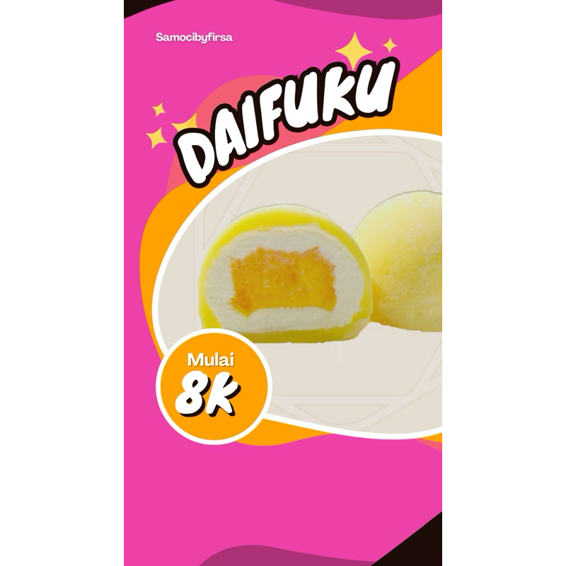 Jual SAMOCI Daifuku, Mochi mini dan mochi bites | Shopee Indonesia