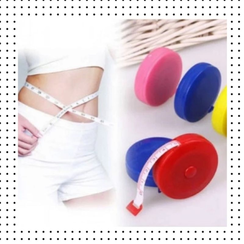 Jual Meteran Mini Gulung 150 CM Alat Ukur Badan Mini Pengukur Lingkar ...