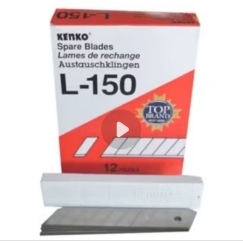 Jual ISI CUTTER KENKO L-150(isi 12 tube) | Shopee Indonesia
