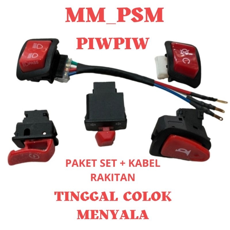 Jual SAKLAR VIETNAM PIWPIW// TOMBOL VIETNAM // SAKLAR MERAH // SAKLAR ...