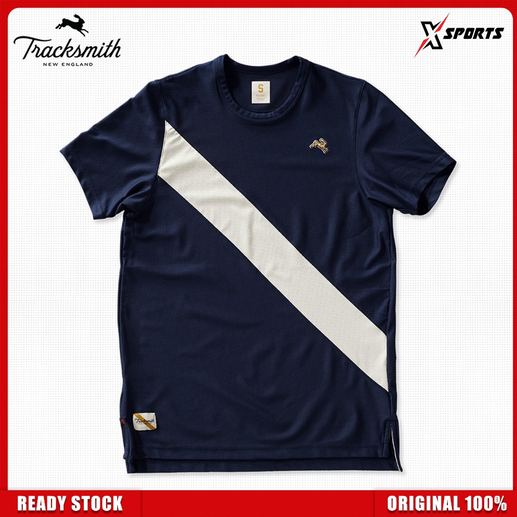 Jual TRACKSMITH Van Cortlandt Tee Men Navy Ivory | Shopee Indonesia