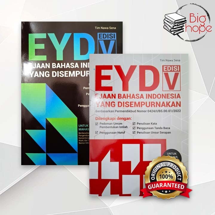 Jual Buku EYD Ejaan Bahasa Indonesia Yang Disempurnakan Untuk Mahasiswa ...
