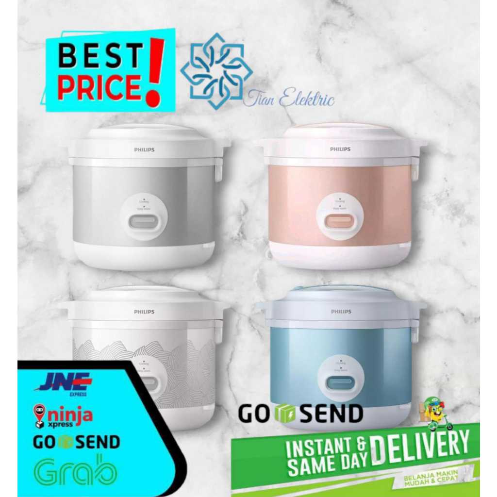 Jual PHILIPS HD-3003 Rice Cooker / Penanak Nasi 1.8 Liter | Shopee ...
