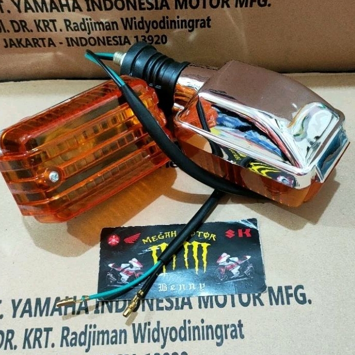 Jual Lampu Riting Sen assy / lampu sen set kotak RX-King Cobra. RXKing Master. RXK RXS RXspesial ...