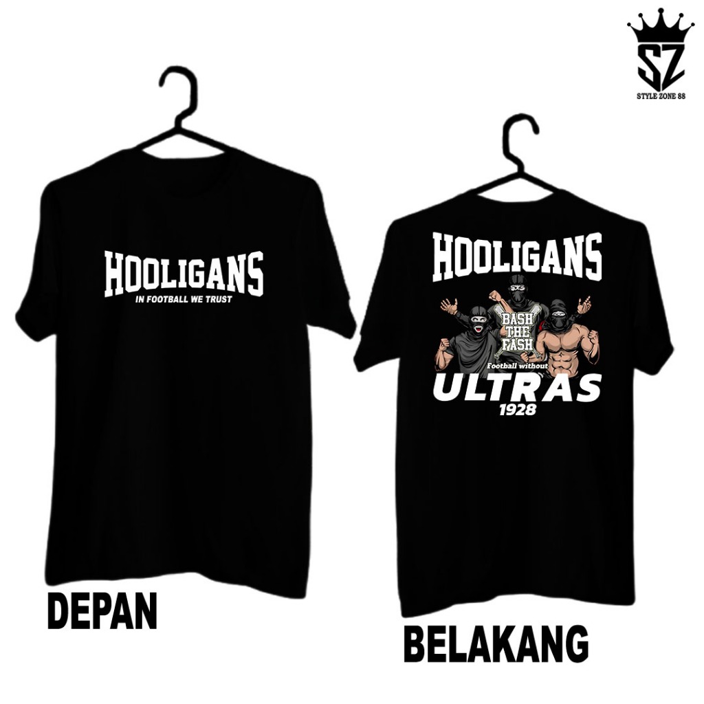 Jual Baju Kaos ULTRAS HOOLIGANS Football Culture - Casual Football ...