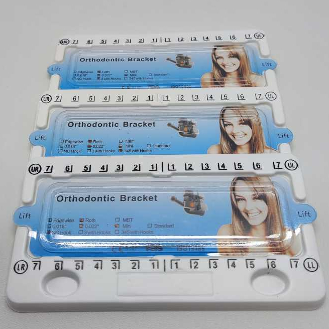 Jual Bracket Ortho Behel Metal Mini Roth 022 3 hook 345 hook white ...