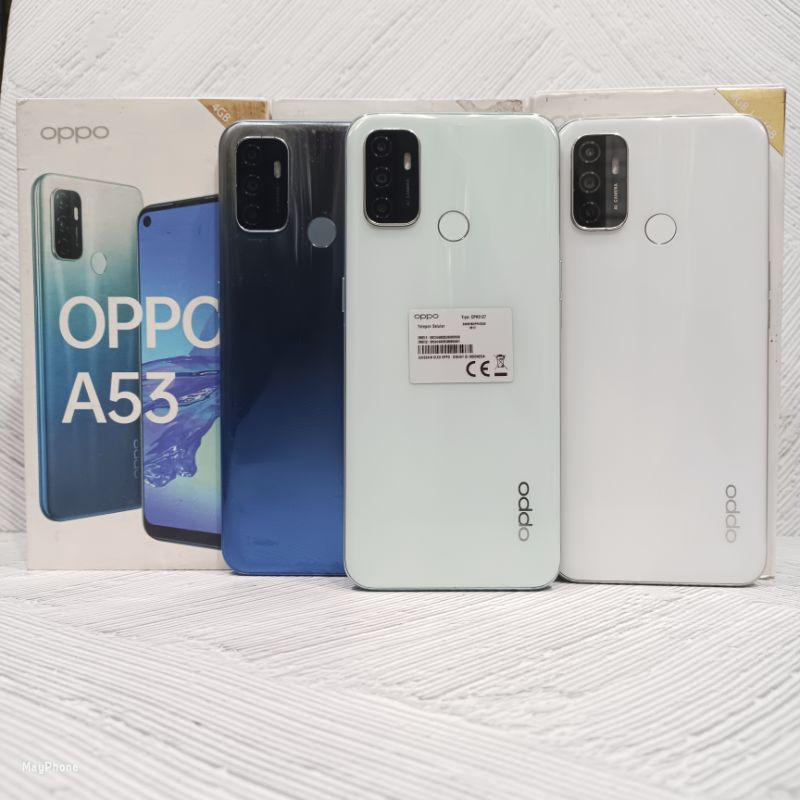 Jual Oppo A53 6/128 GB Handphone Second Bekas Fullset | Shopee Indonesia